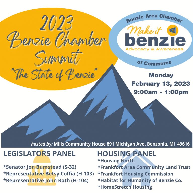 Benzie Summit - 2023 - Benzie County Chamber of Commerce